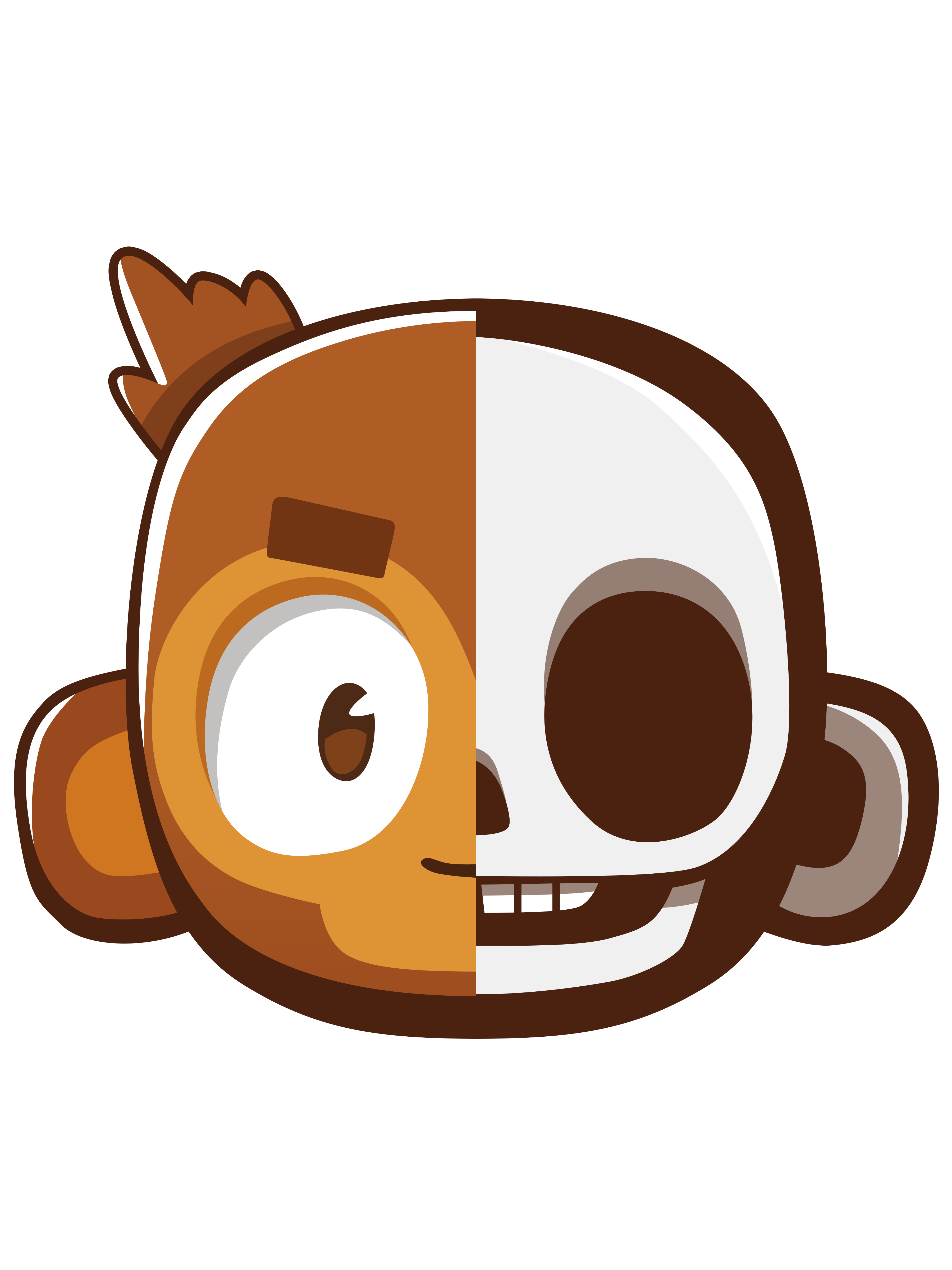 Monkey Skull – Ninja Kiwi Merch