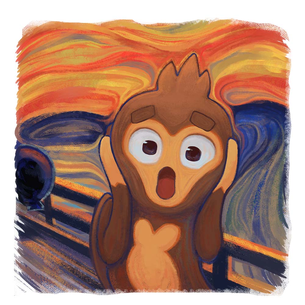 The Screaming Monkey – Ninja Kiwi Merch